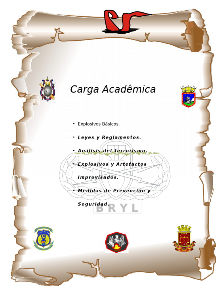 Bryl Cert Diploma Carga Academica | PDF | Venezuela | Ministerios de defensa