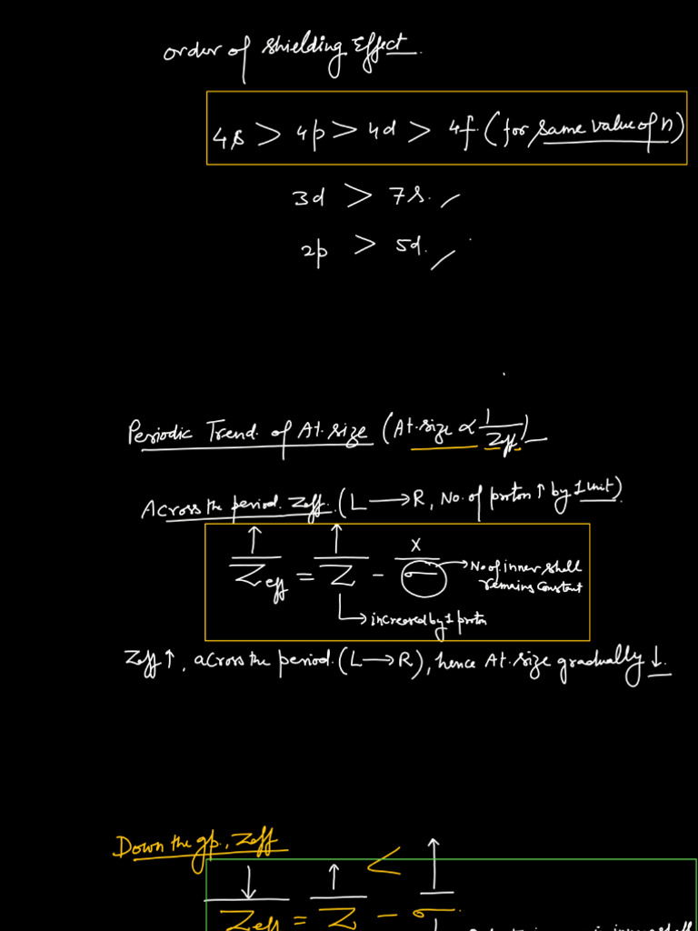 Periodic Table and Periodic Properties - L-07 (Class Notes) - Periodic ...