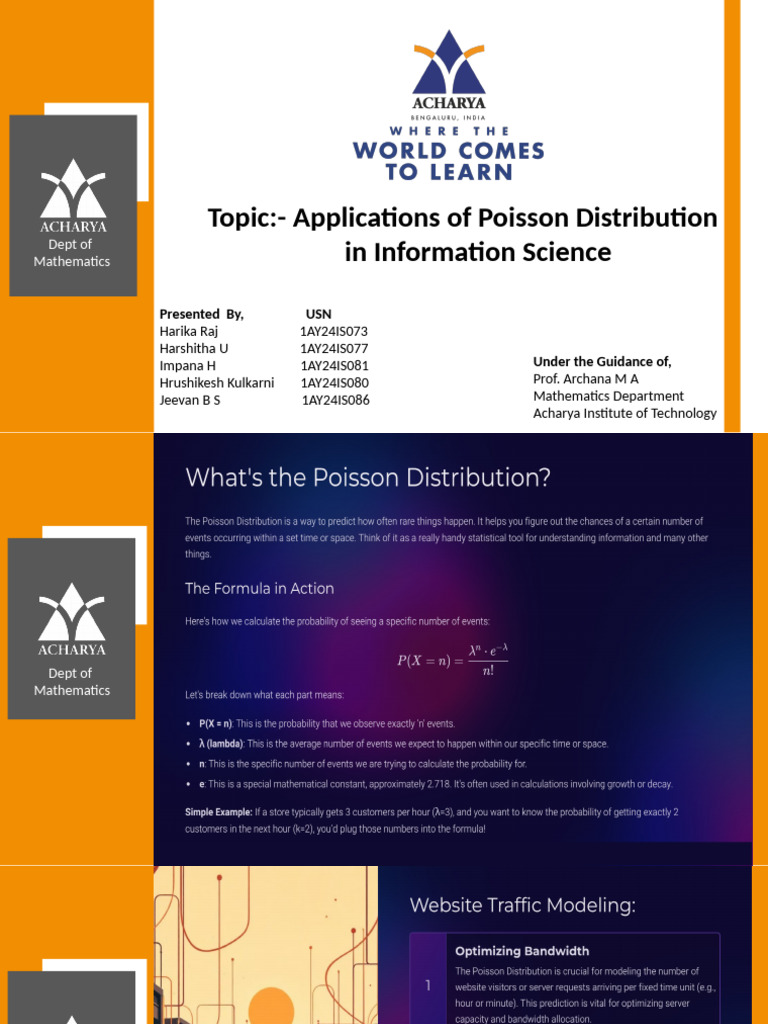 Applications of Poisson Distribution | PDF