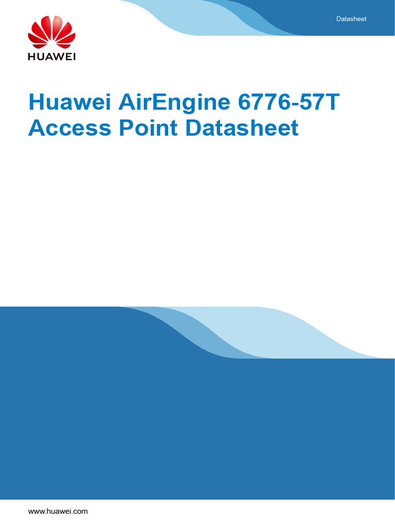 Huawei AirEngine 6776-57T Datasheet | PDF | Ieee 802.11 | Wi Fi