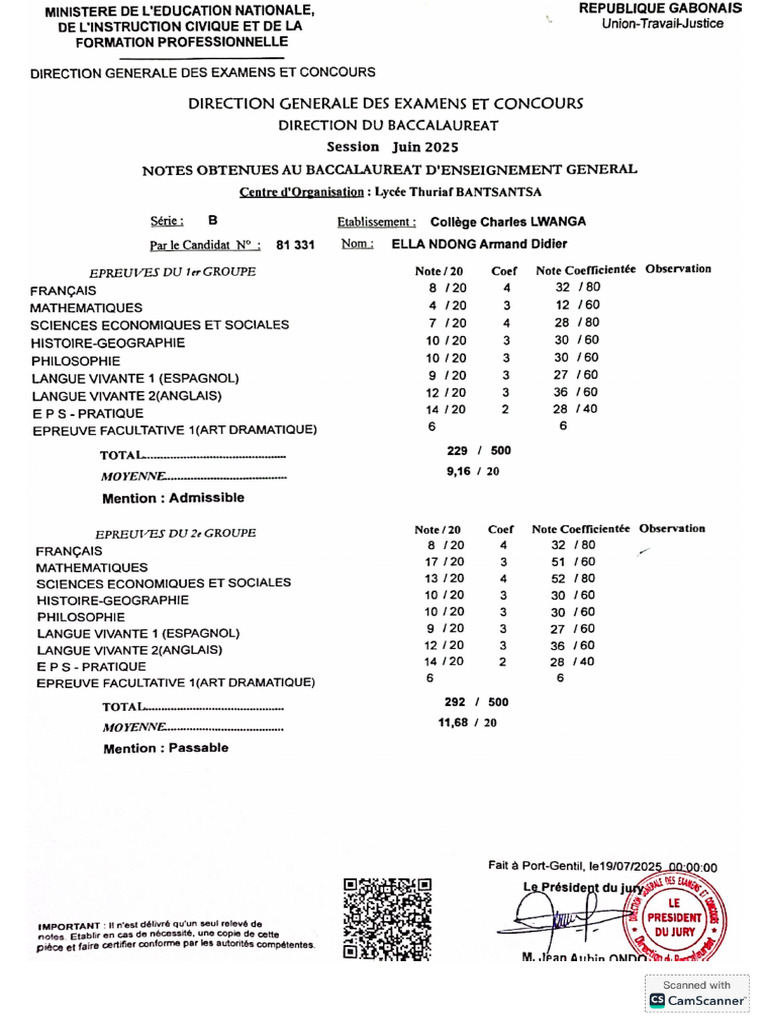 Ar Relevé Bac | PDF