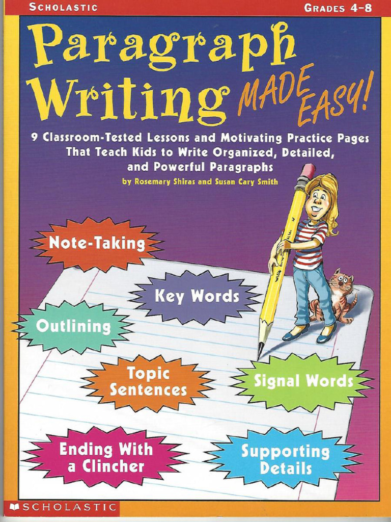 Paragraph Writing Made Easy Grades 4 8 by Rosemary Shiras Susan Cary ...