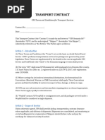 CMR Consignment Note Template | PDF