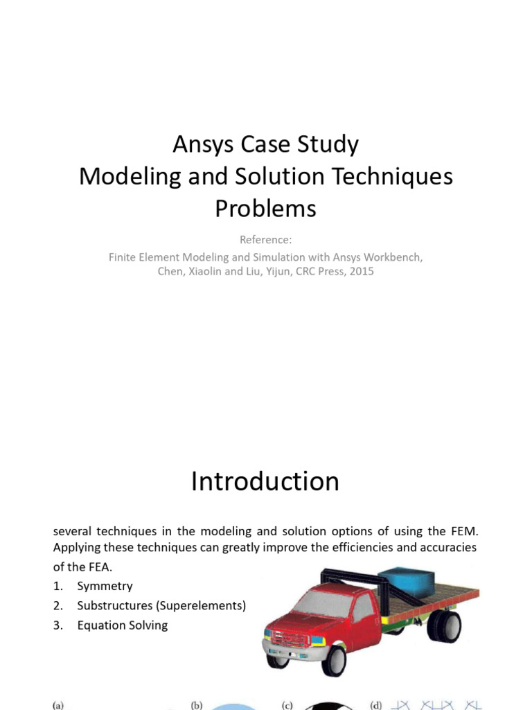10 Ansys Case Study - Modeling and Solution Techniques Problems | PDF