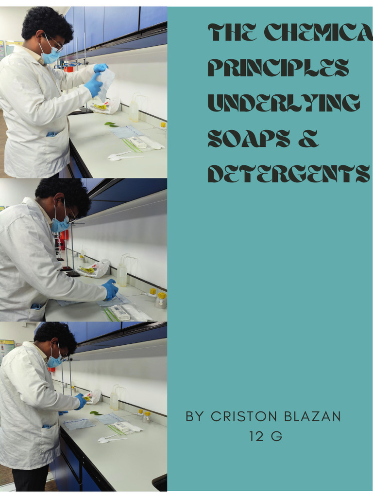 The Chemical Principles Underlying Soaps & Detergents | PDF | Detergent ...
