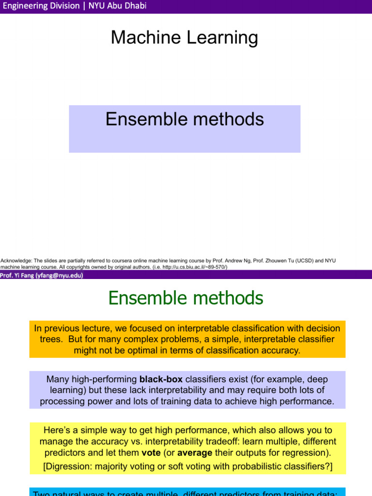 Ensemble Methods in Machine Learning | PDF | Statistical Classification ...
