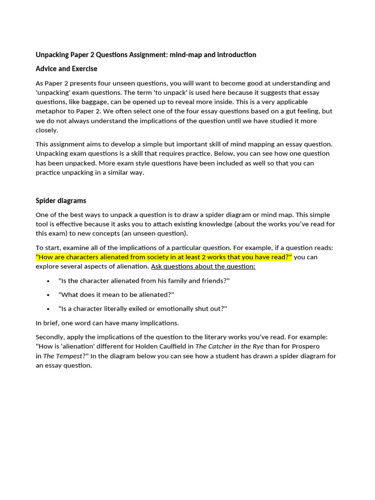 Unpacking Paper 2 Exam Questions Guide | PDF | Justice | Crime & Violence