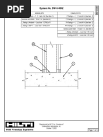 UL U905 2-Hour Fire Rated Wall Assembly | PDF | Mortar (Masonry) | Cement