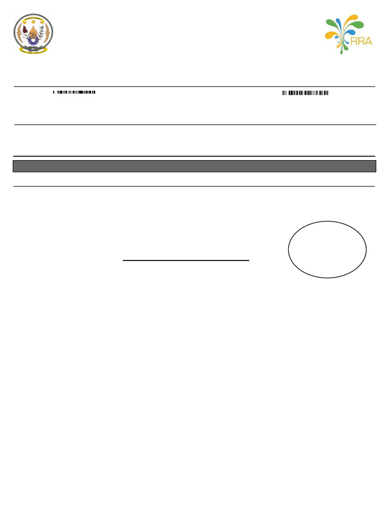 Rwanda Tax Acknowledgment Receipt | PDF
