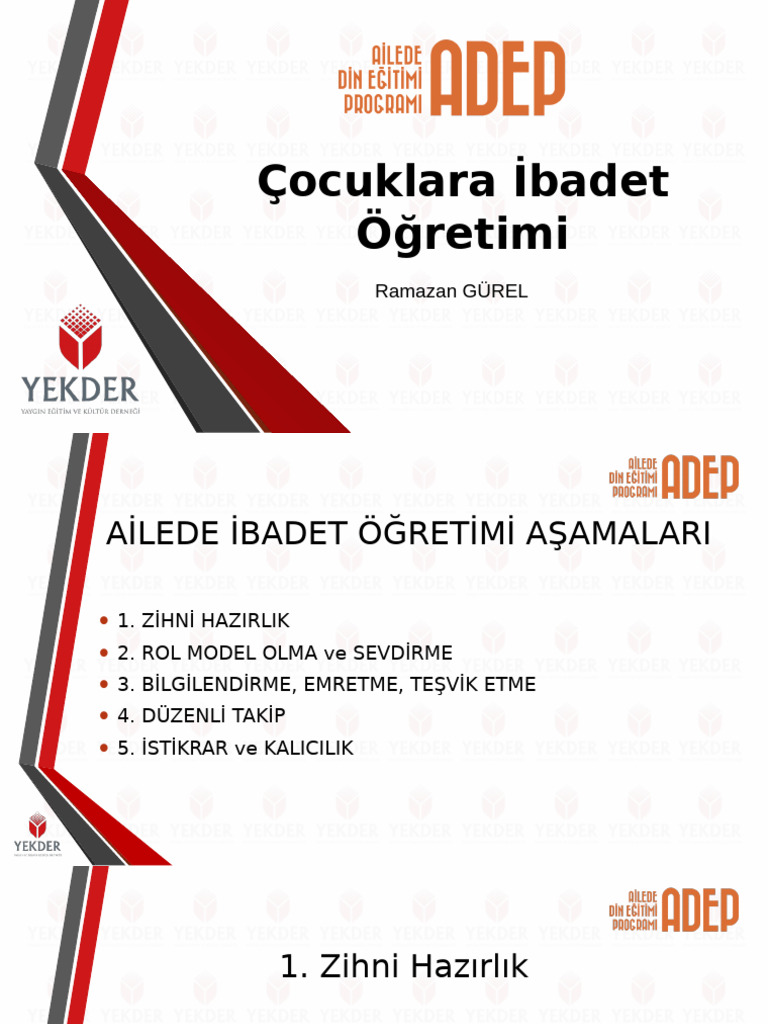 Ibadet Öğretimi | PDF