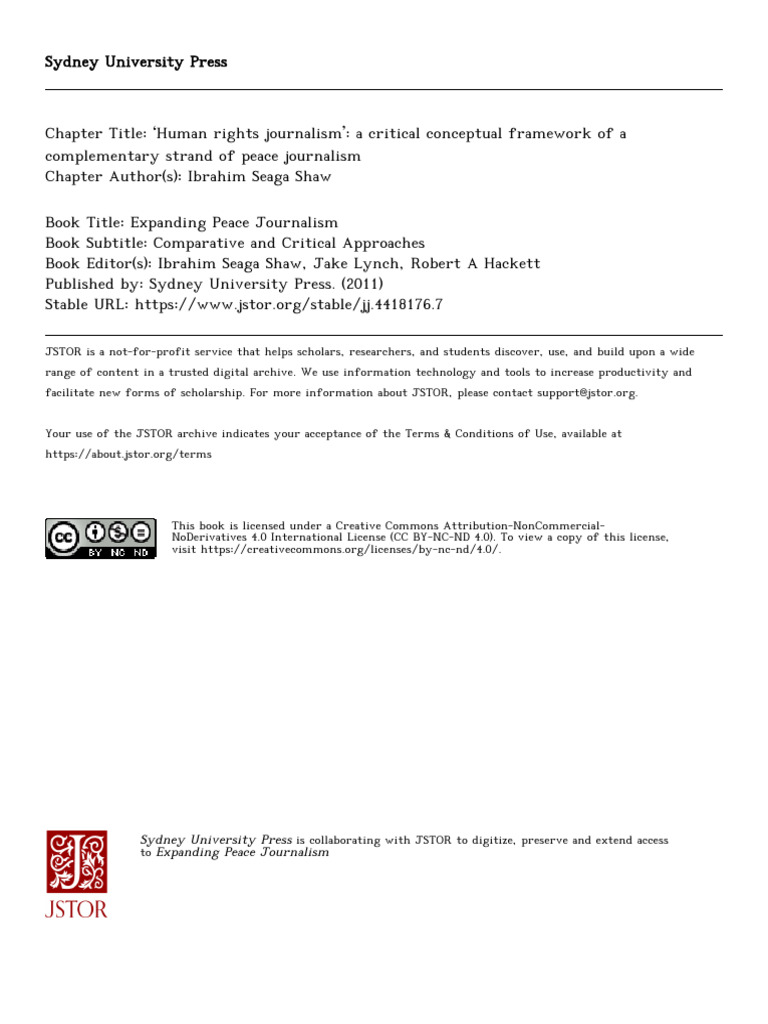 Rethinking Human Rights Journalism | PDF | Human Rights | Violence