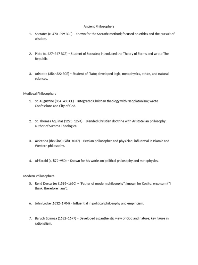 Philosophers | PDF