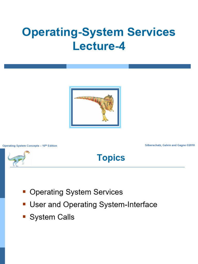 Operating Systems Lecture-4 by Prof - Imran Ullah Gondal | PDF | Graphical User Interfaces ...