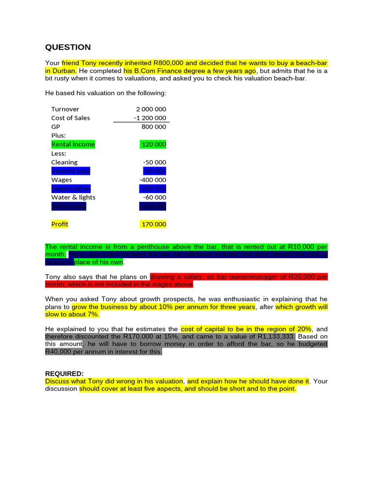 Additional Question 2 | PDF