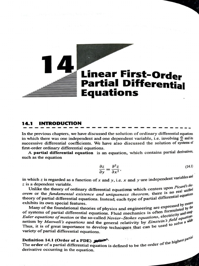 Partial Differential Eqn - Text | PDF | Partial Differential Equation ...
