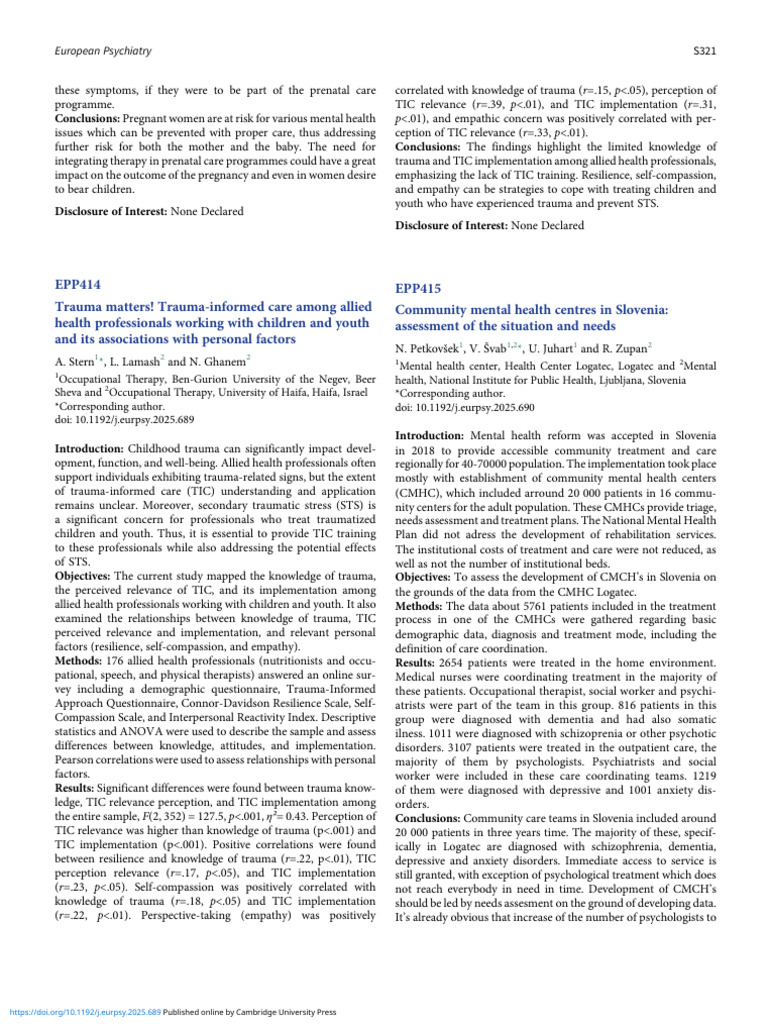 Trauma Matters Trauma-Informed Care Among Allied H | PDF | Mental ...
