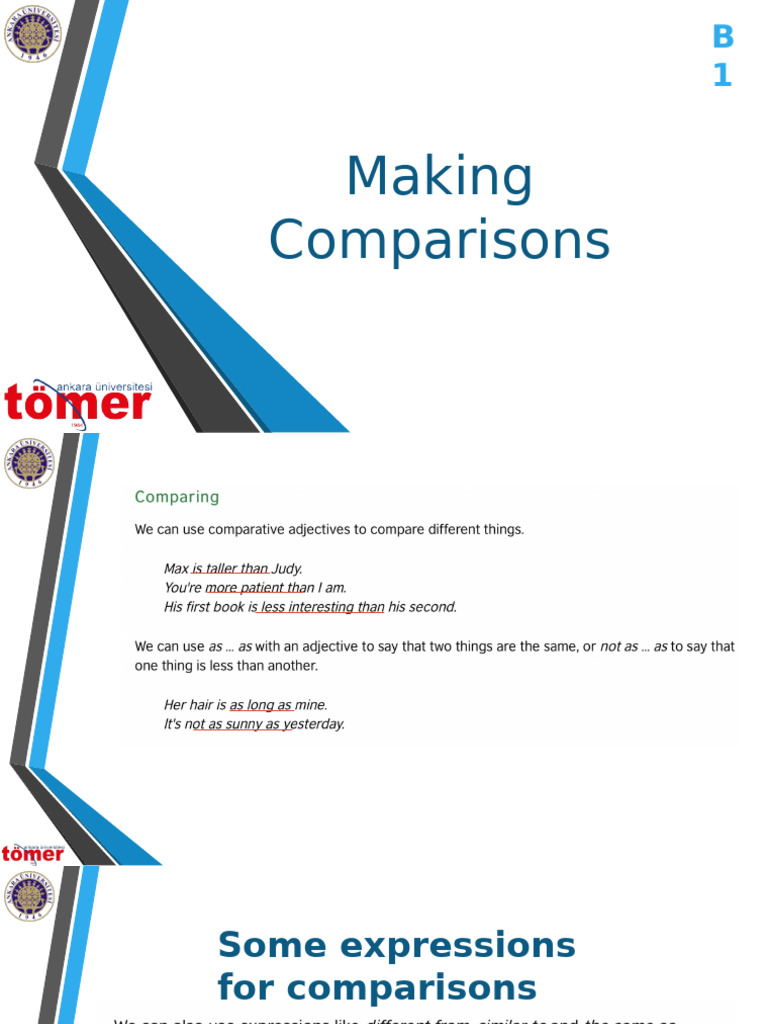 B1.2- Making Comparisons | PDF
