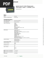 PM5350 Power Monitor Datasheet | PDF | Ac Power | Power (Physics)