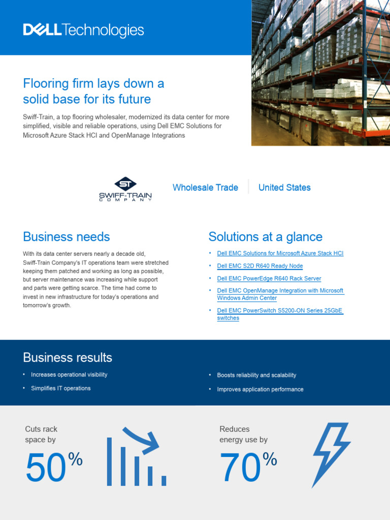 Dell Technologies Swiff Train Case Study | PDF | Microsoft Azure | Dell