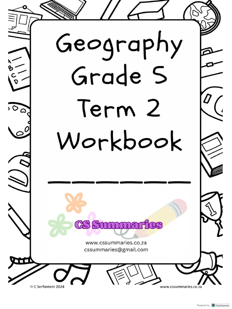 Geography Grade 5 Term 2 Workbook | PDF