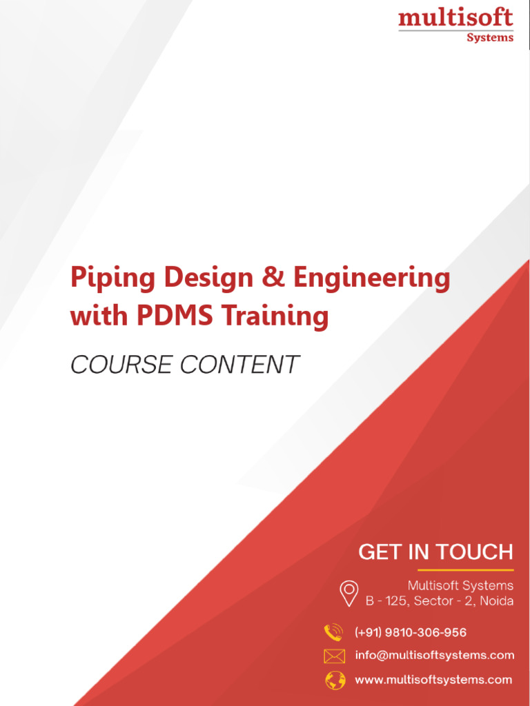 295 Piping Design Engineerin With Pdms Academic | PDF