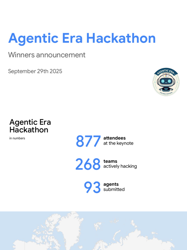 Agentic Era Hackathon Winners Announcement | PDF | Business