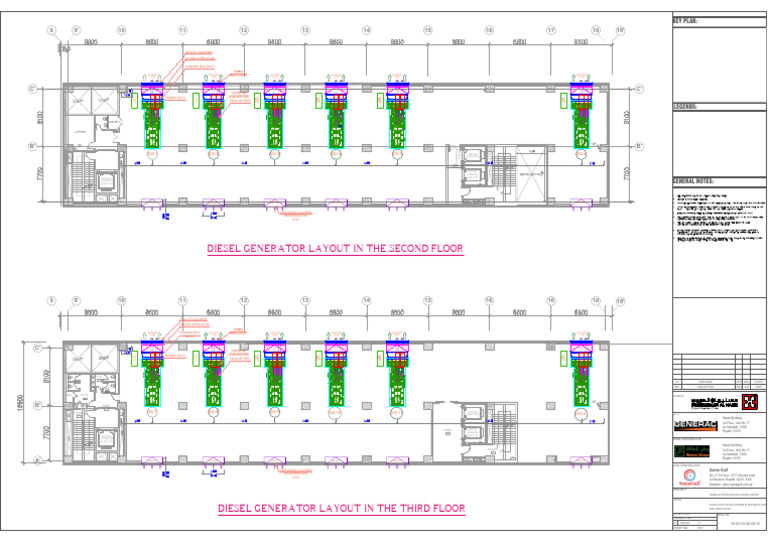 Diesel Generator System Layout Plan | PDF | Duct (Flow) | Mechanical ...