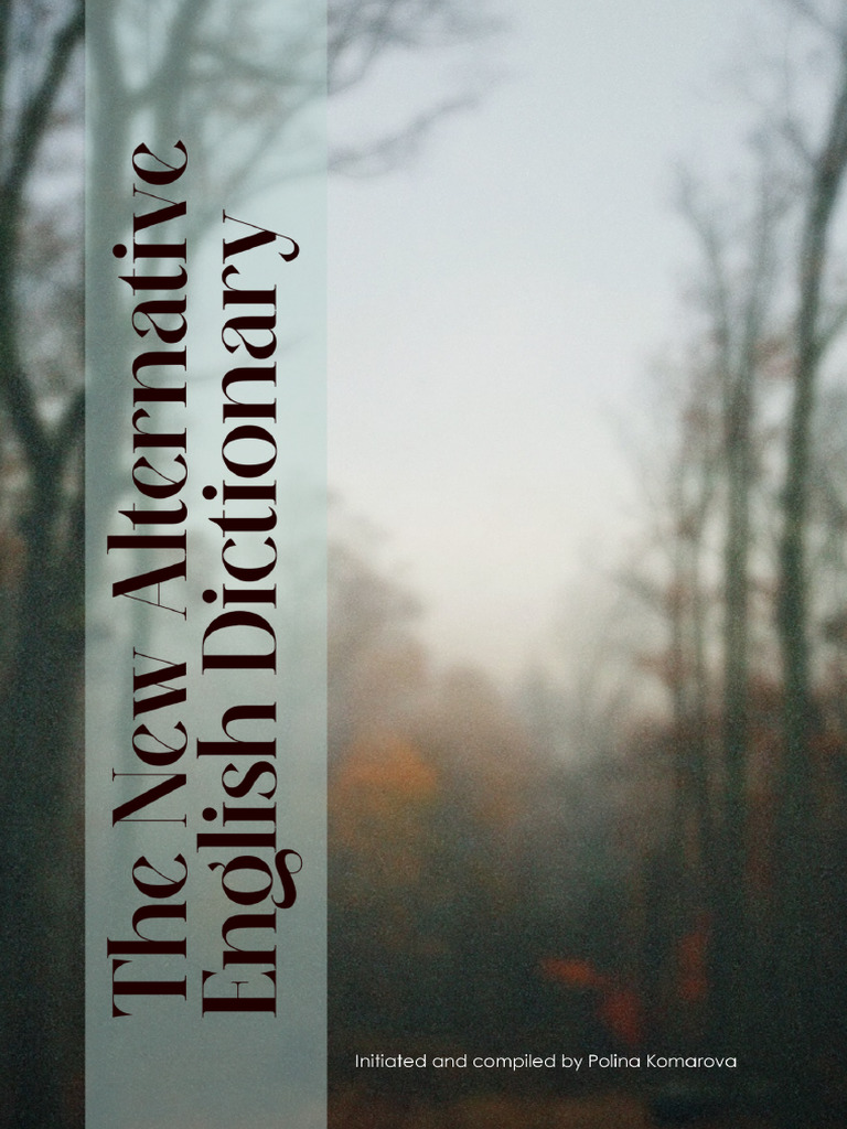 English Dictionary With Whimsical Terms | PDF | Vocabulary | Drink