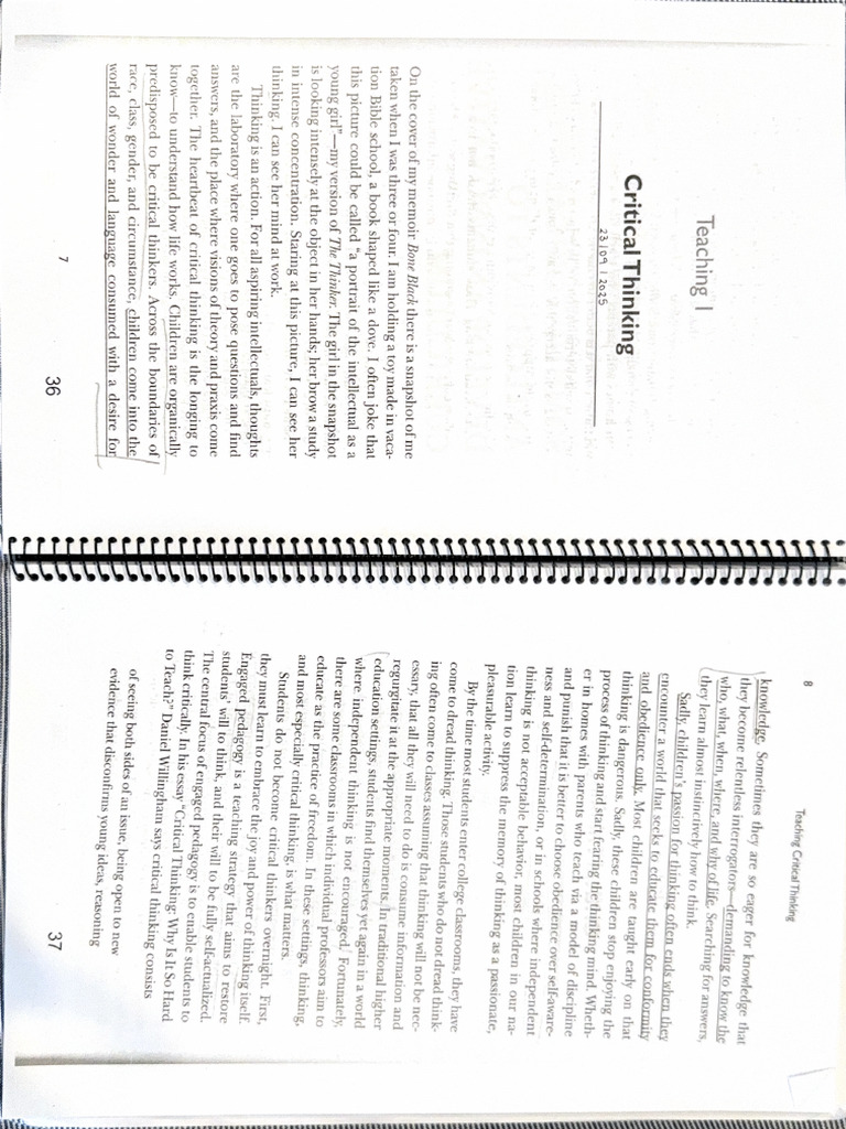 Critical Thinking 2 | PDF
