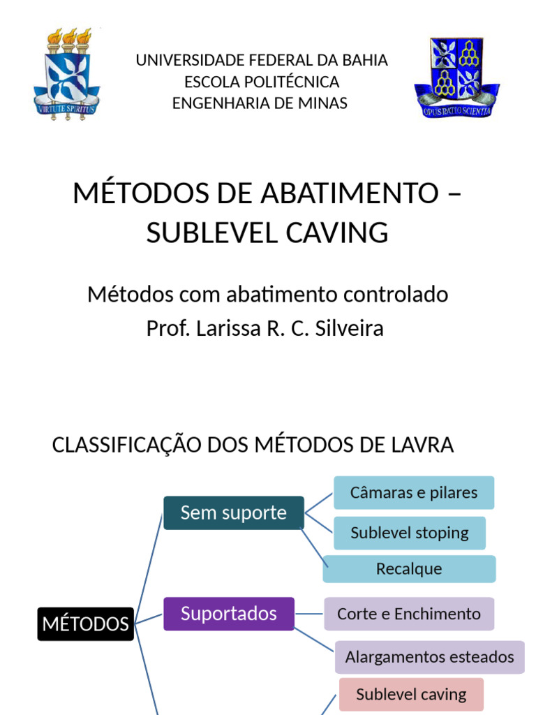 Sublevel Caving | PDF | Elipse | Mineração