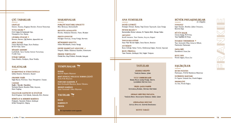 Frankie Menu | PDF