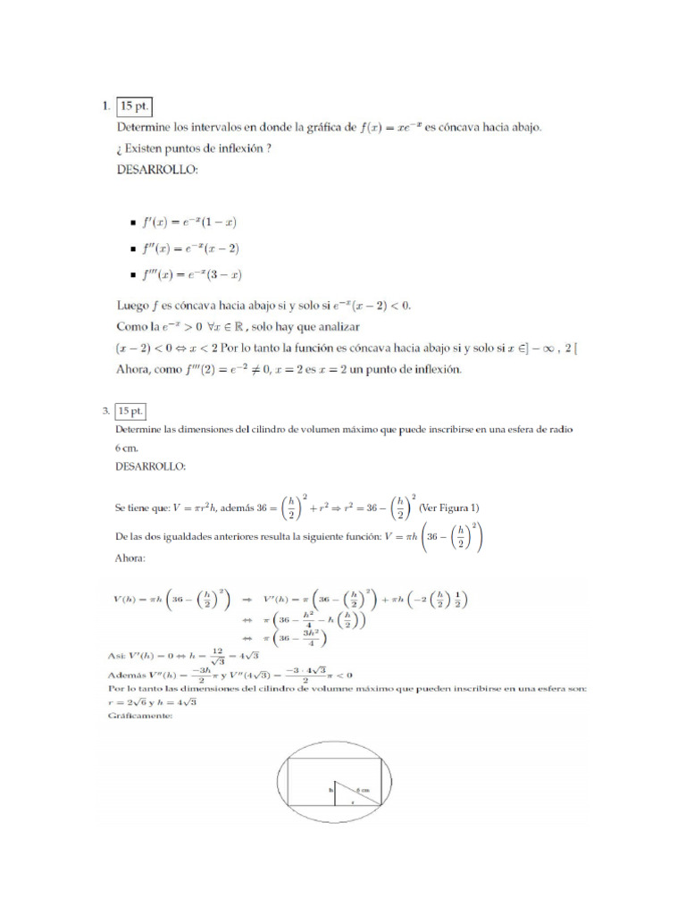 Calculo 1 Ejercicios 2 | PDF