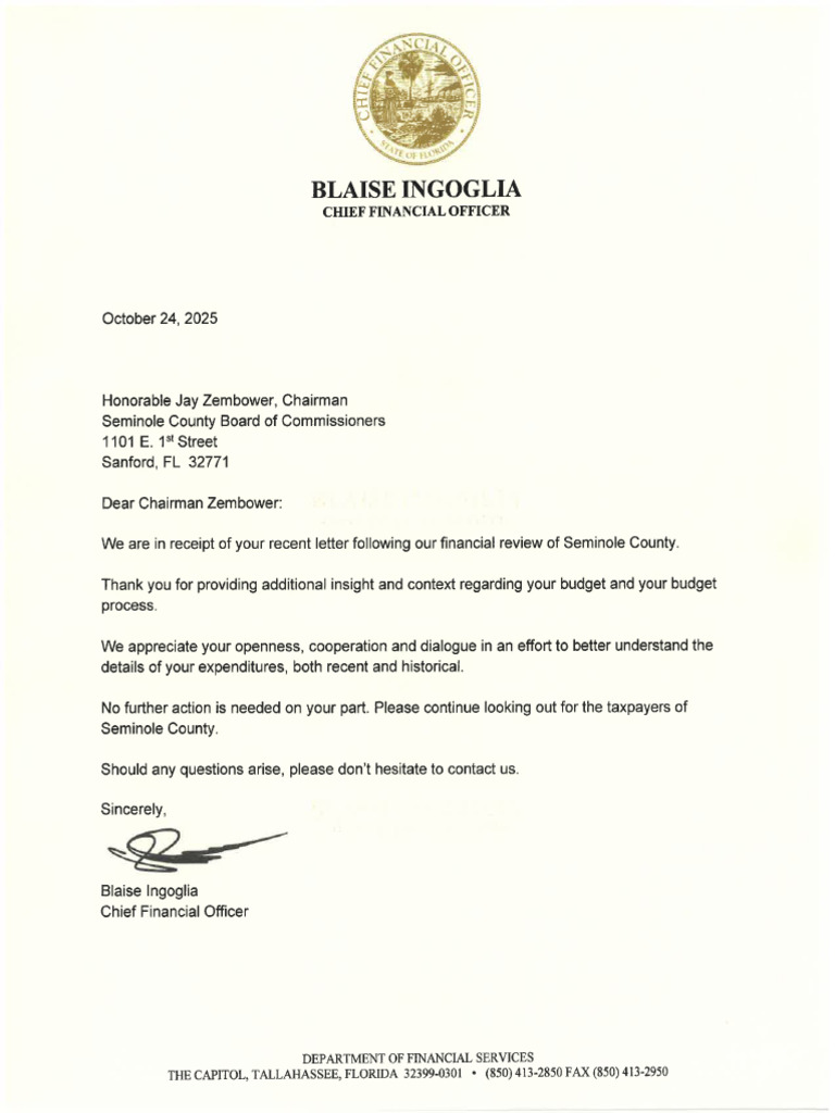 2025 10 24 Zembower Seminole Co | PDF