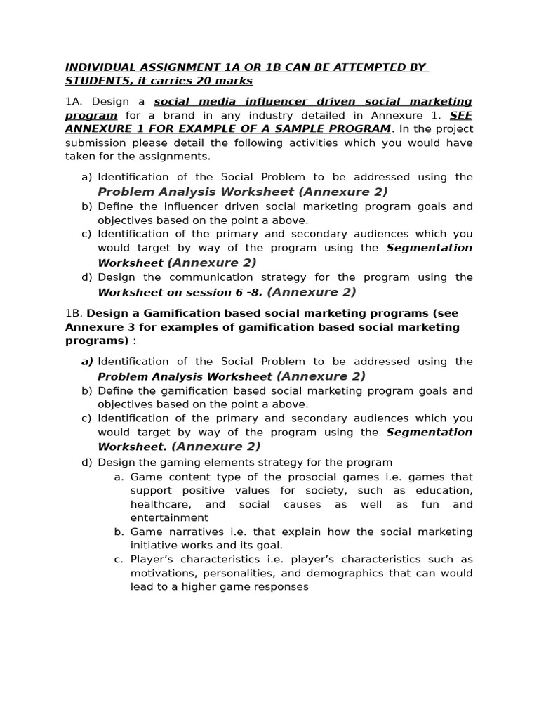 Individual Assignments | PDF | Market Segmentation | Marketing
