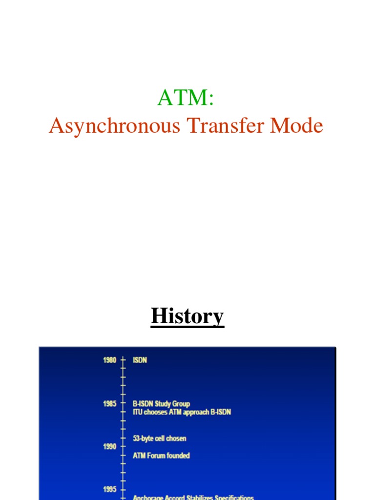 Understanding Asynchronous Transfer Mode | PDF | Computers