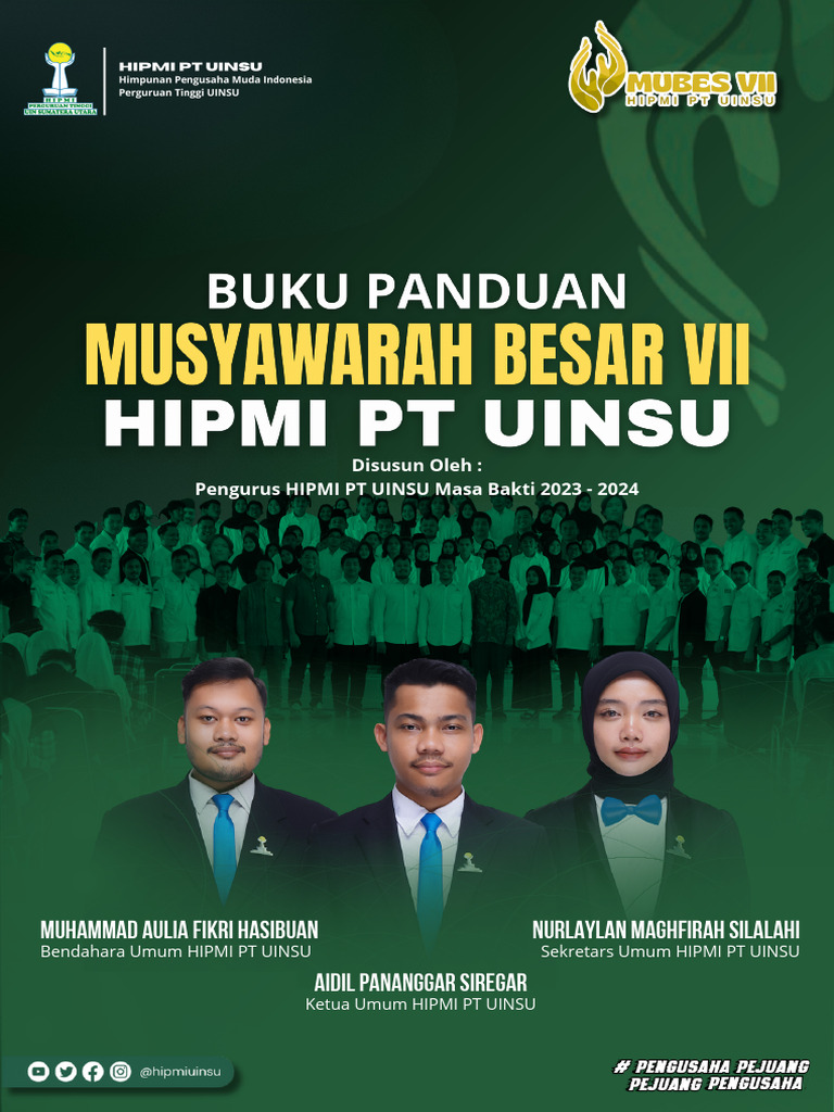 Buku Panduan Mubes HIPMI PT UINSU PDF | PDF