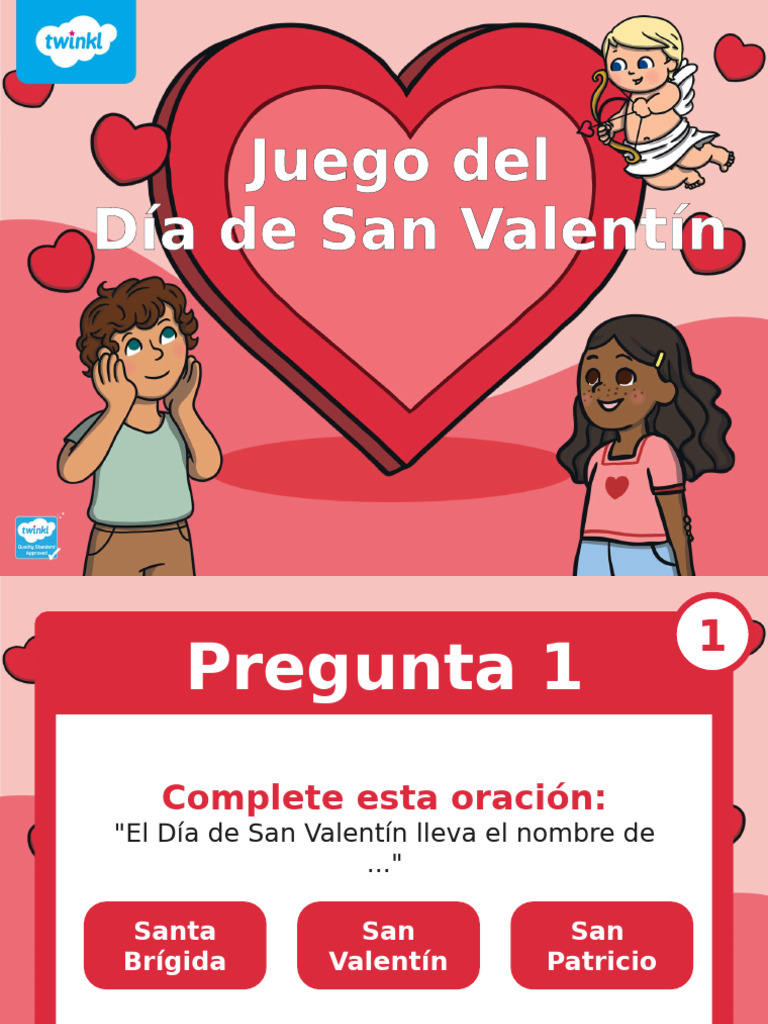 Juego Del Dia de San Valentin | PDF