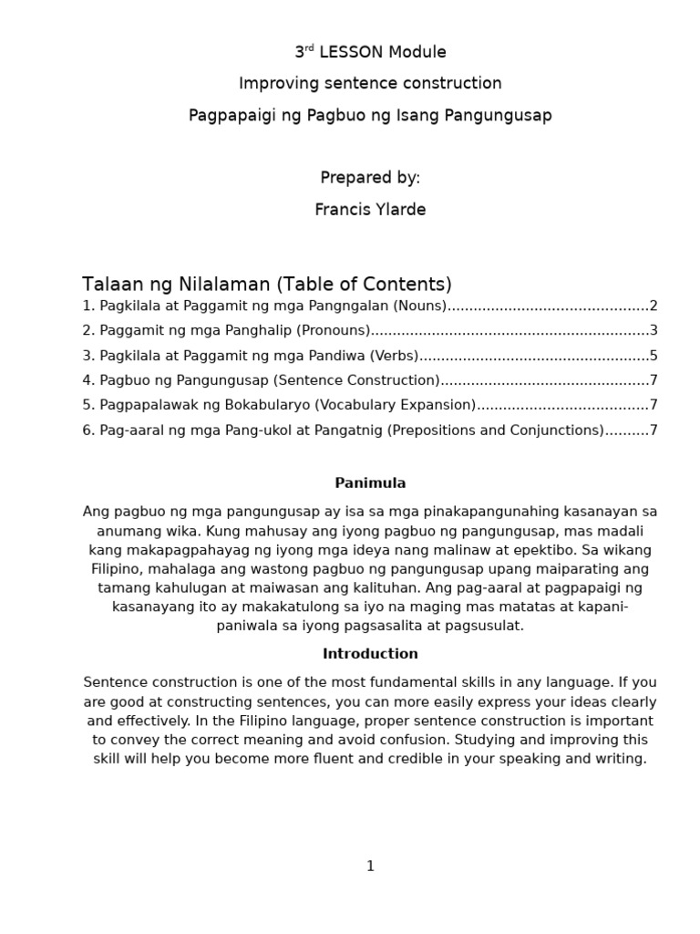 3rd Session Module | PDF