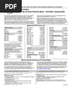UTSA CAP Admission Requirements 2026 | PDF | Engineering | University ...