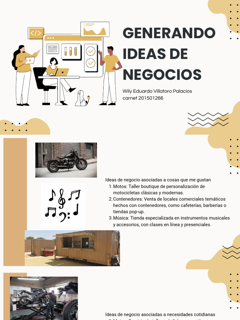 Generando Ideas de Negocios | PDF