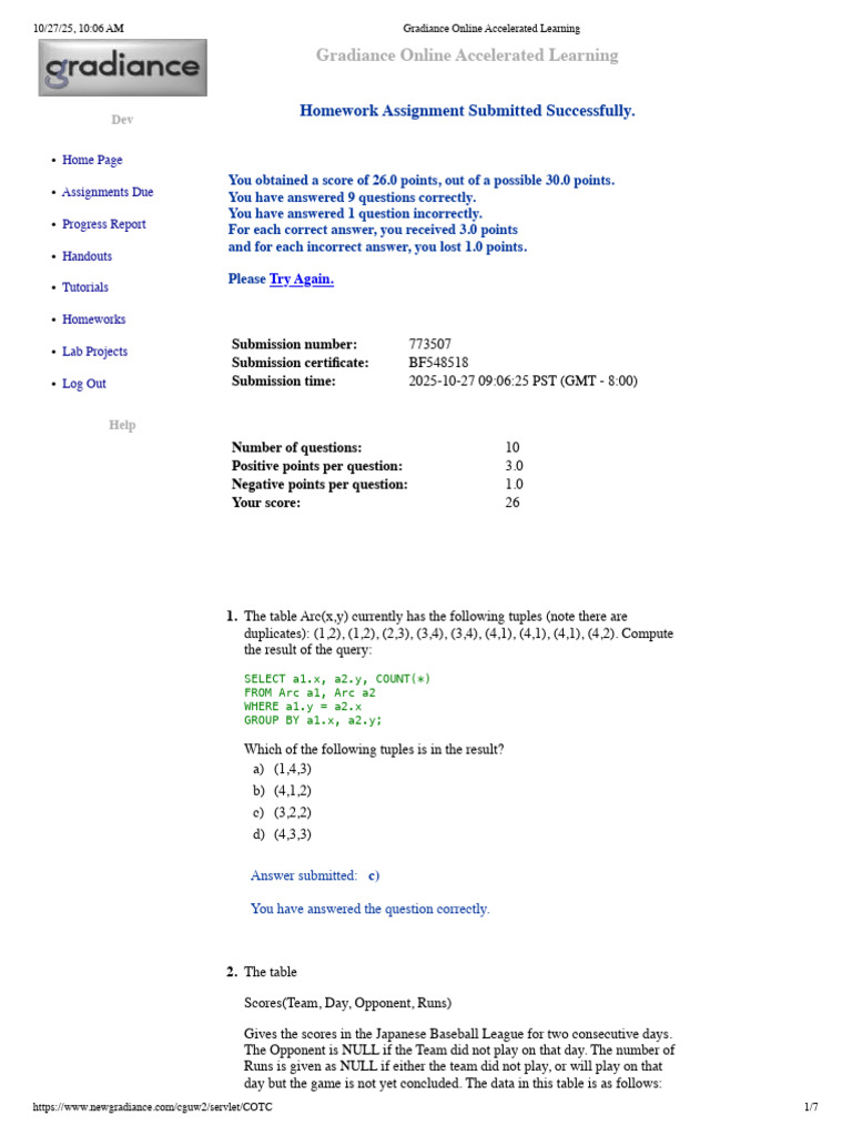 hw2_gradience | PDF | Data Management