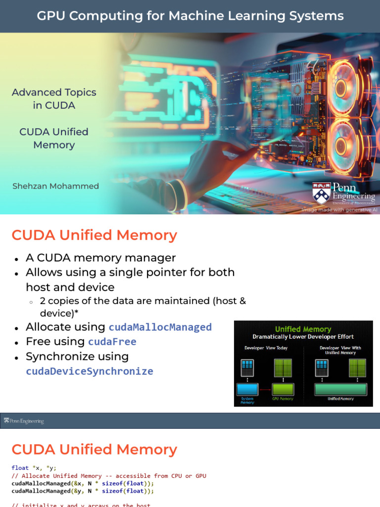 569 - 12 - CUDA Special Topics | PDF | Graphics Processing Unit | Integer (Computer Science)