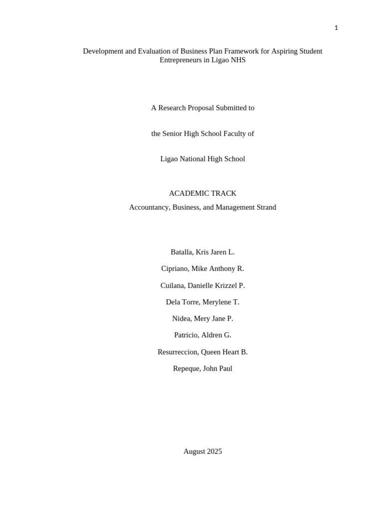 Abm Research (With Comment and Suggestion) | PDF | Entrepreneurship ...