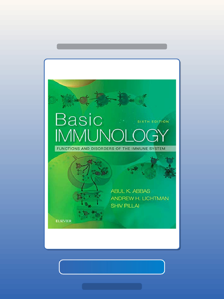 Exam Prep Basic Immunology Ebook Functions and Disorders of The Immune System 6th Edition HQ ...