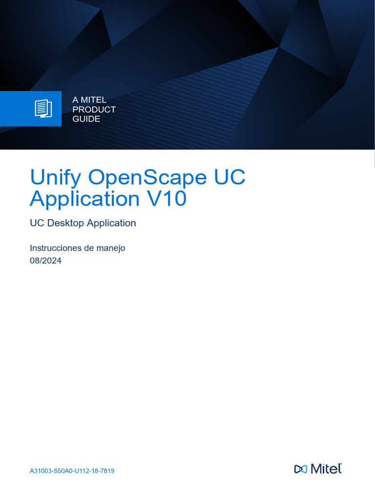 OpenScape UC Application V10 OpenScape Web Client Instrucciones de ...