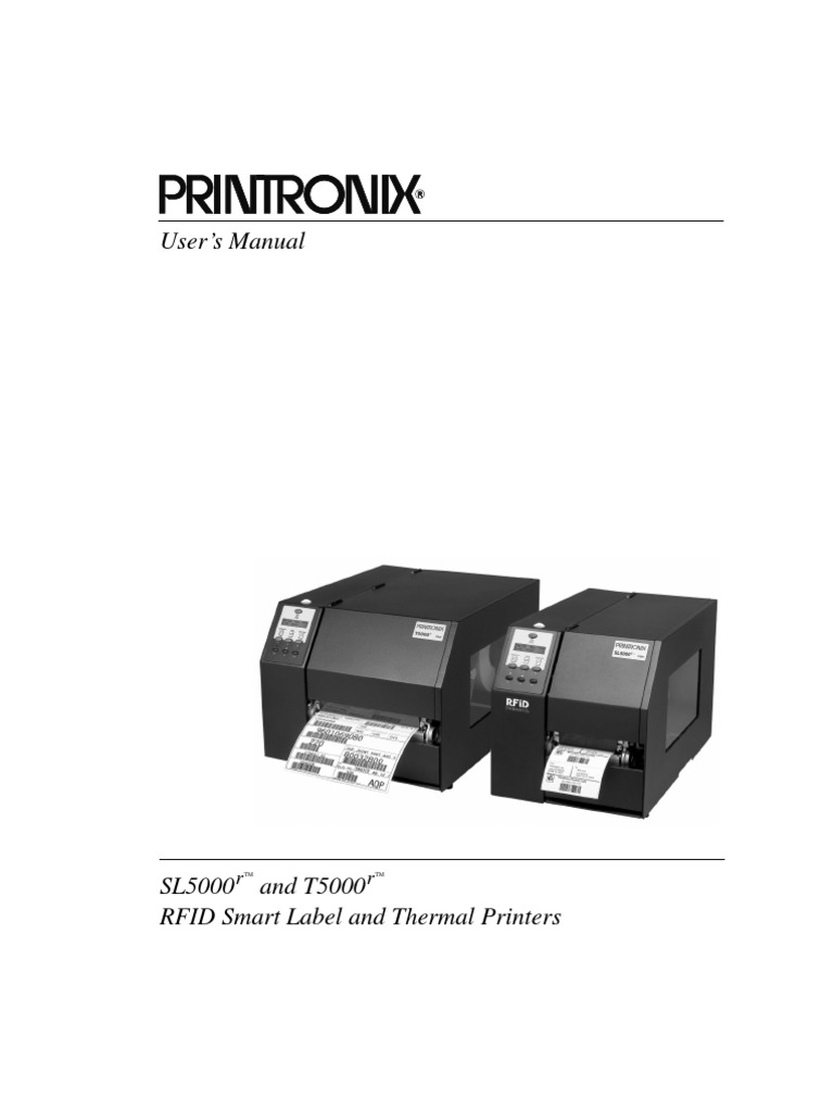 T5000 Manual | PDF | Barcode | Electromagnetic Interference