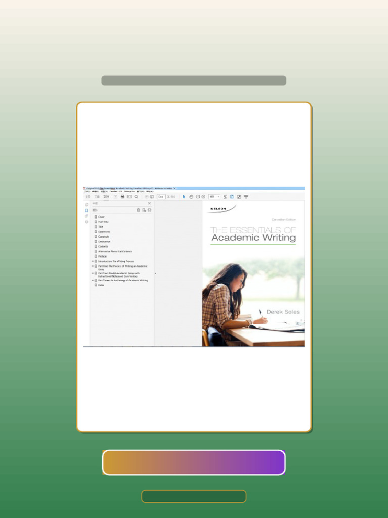 Ultimate Bundle the Essentials of Academic Writing Canadian Edition ...