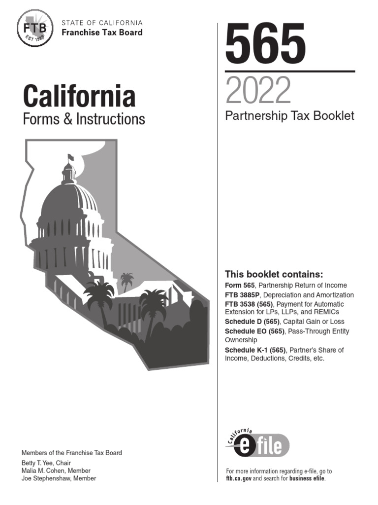 California 2022 Partnership Tax Guide | PDF | Tax Deduction | Limited ...