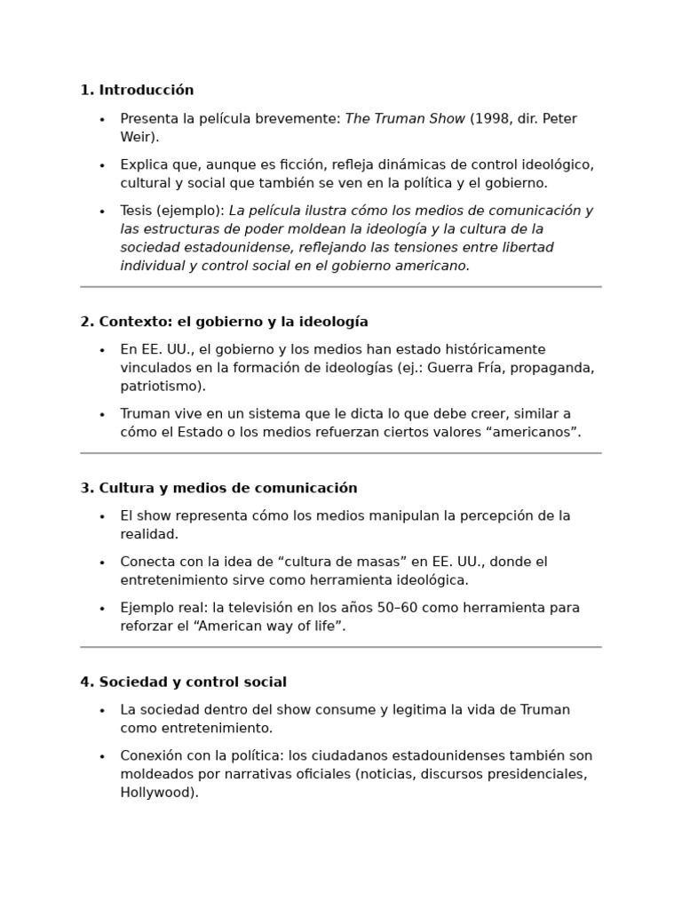 Truman Show | PDF | Liberal Arts Education | Social Psychology