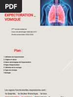 Caractéristiques des expectorations pulmonaires | PDF | Spécialités ...